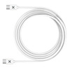 WEFIX USBC-USBC CABLE WHITE 1M | Vanden Borre