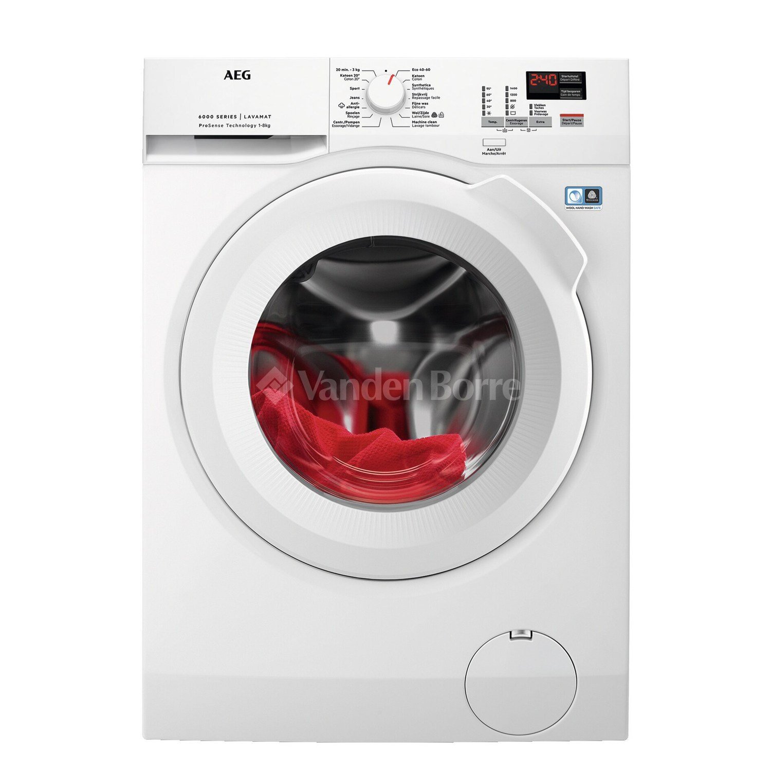 AEG LF61R840 - 6000 ProSense - WASMACHINE | Vanden Borre