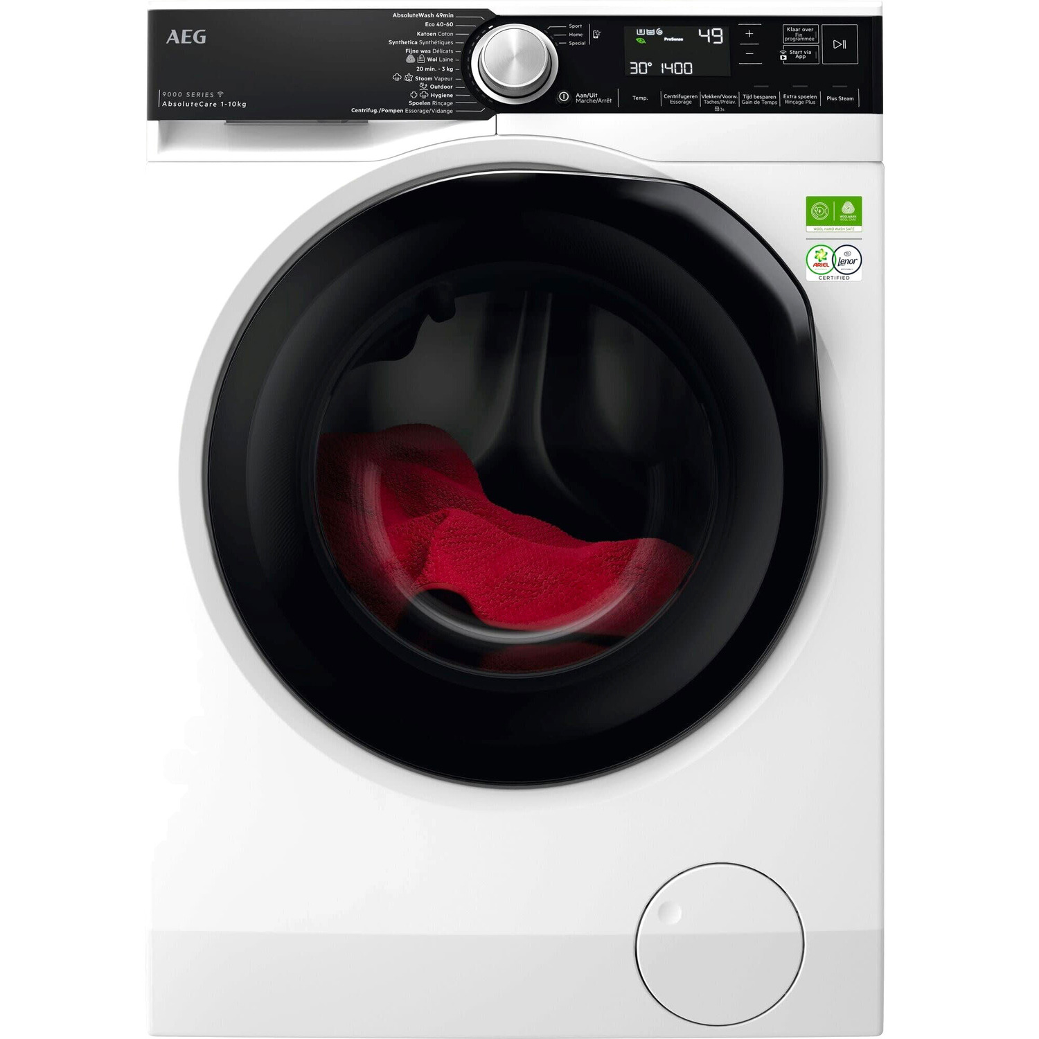 MACHINE À LAVER AEG LR97C148 - 9000 AbsoluteCare® | Vanden Borre