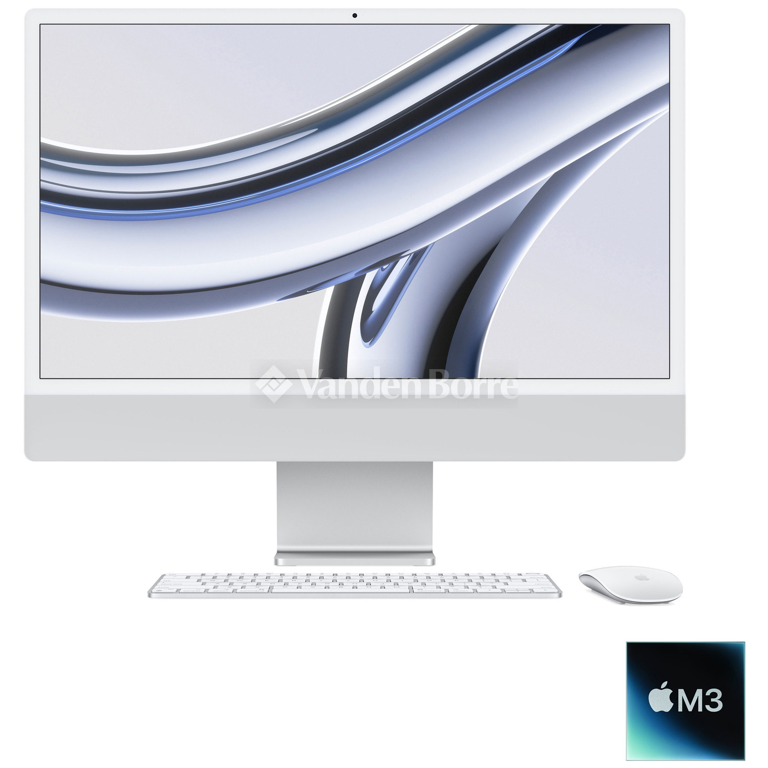 APPLE iMac 24´´ (2023) M3 10-core GPU 512Go Silver | Vanden Borre