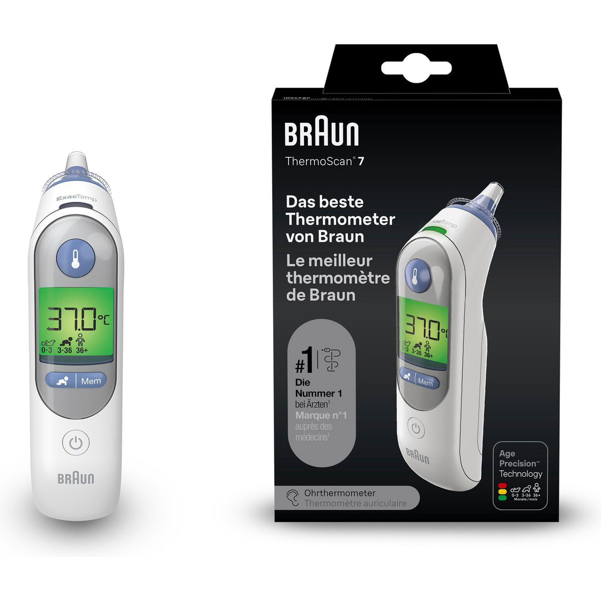 Wunderschne Braun Thermometer Thermoscan Fotos