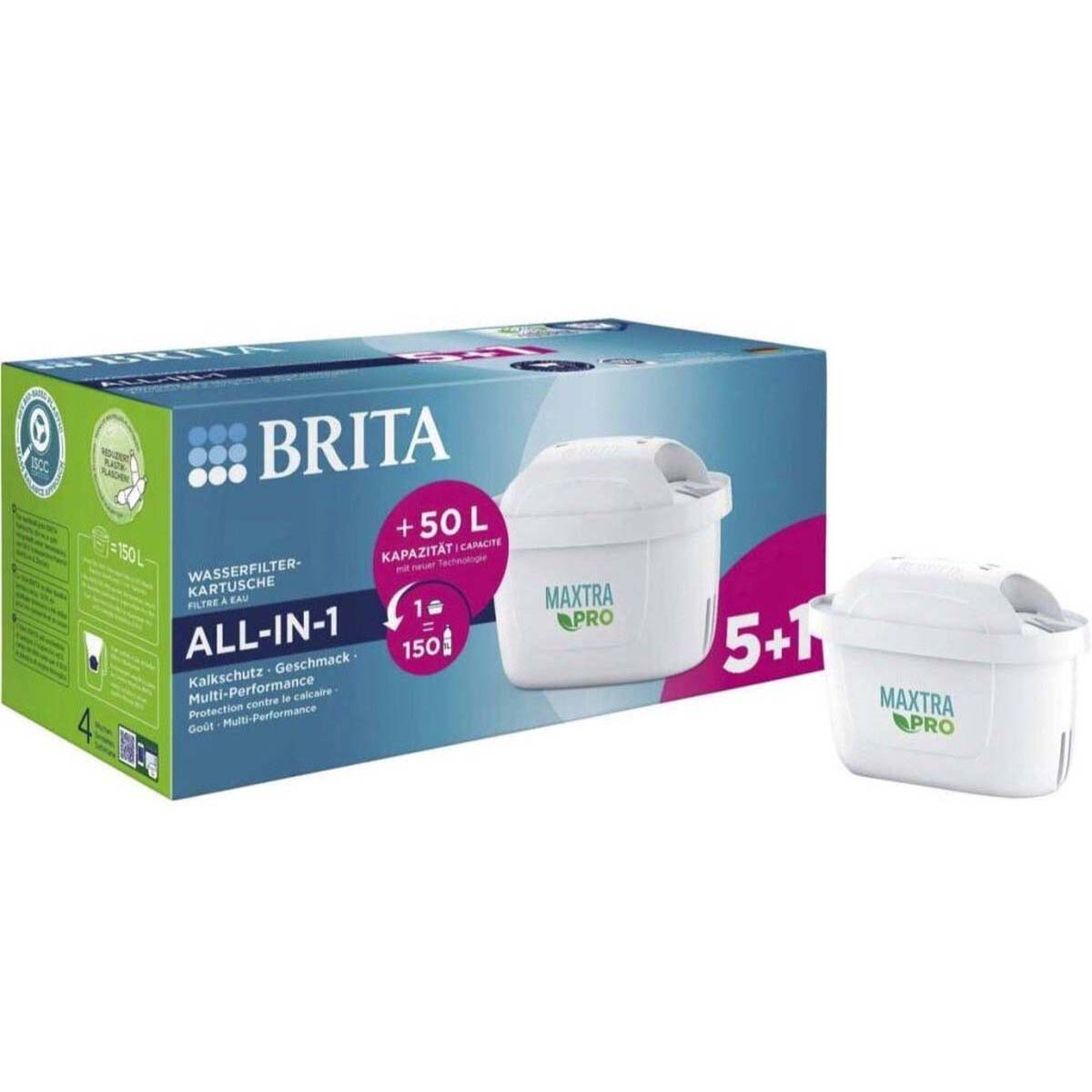CARTOUCHE FILTRANTE BRITA MAXTRA PRO PURE PERFOMANCE 5+1 | Vanden Borre
