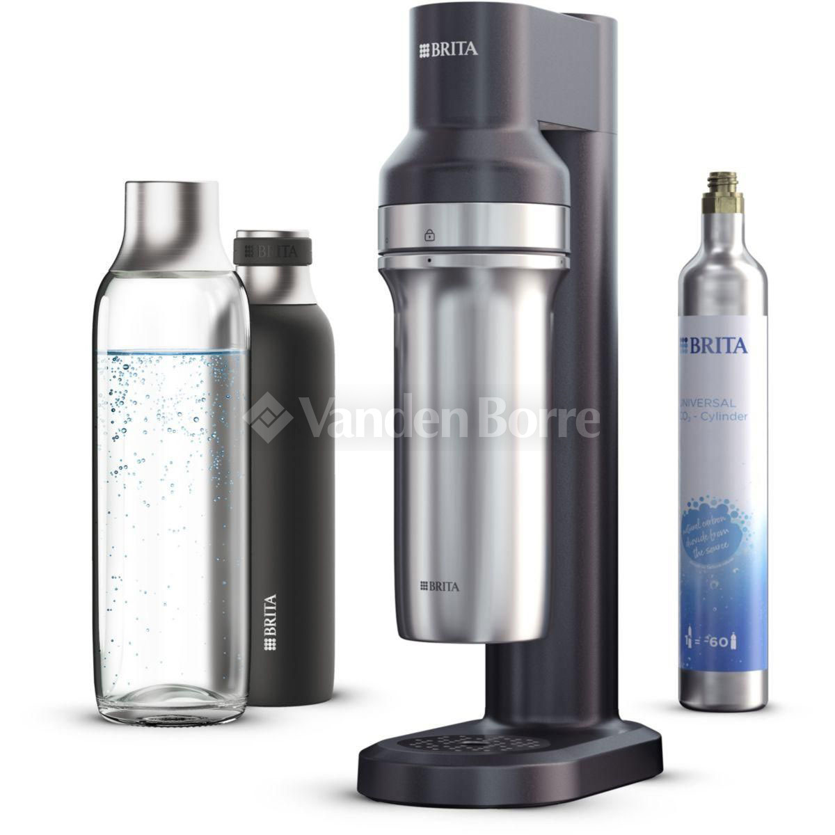 MACHINE A EAU PETILLANTE BRITA SODA TRIO BLACK | Vanden Borre