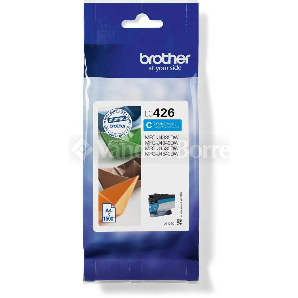 CARTOUCHE D'ENCRE BROTHER LC426 CYAN | Vanden Borre