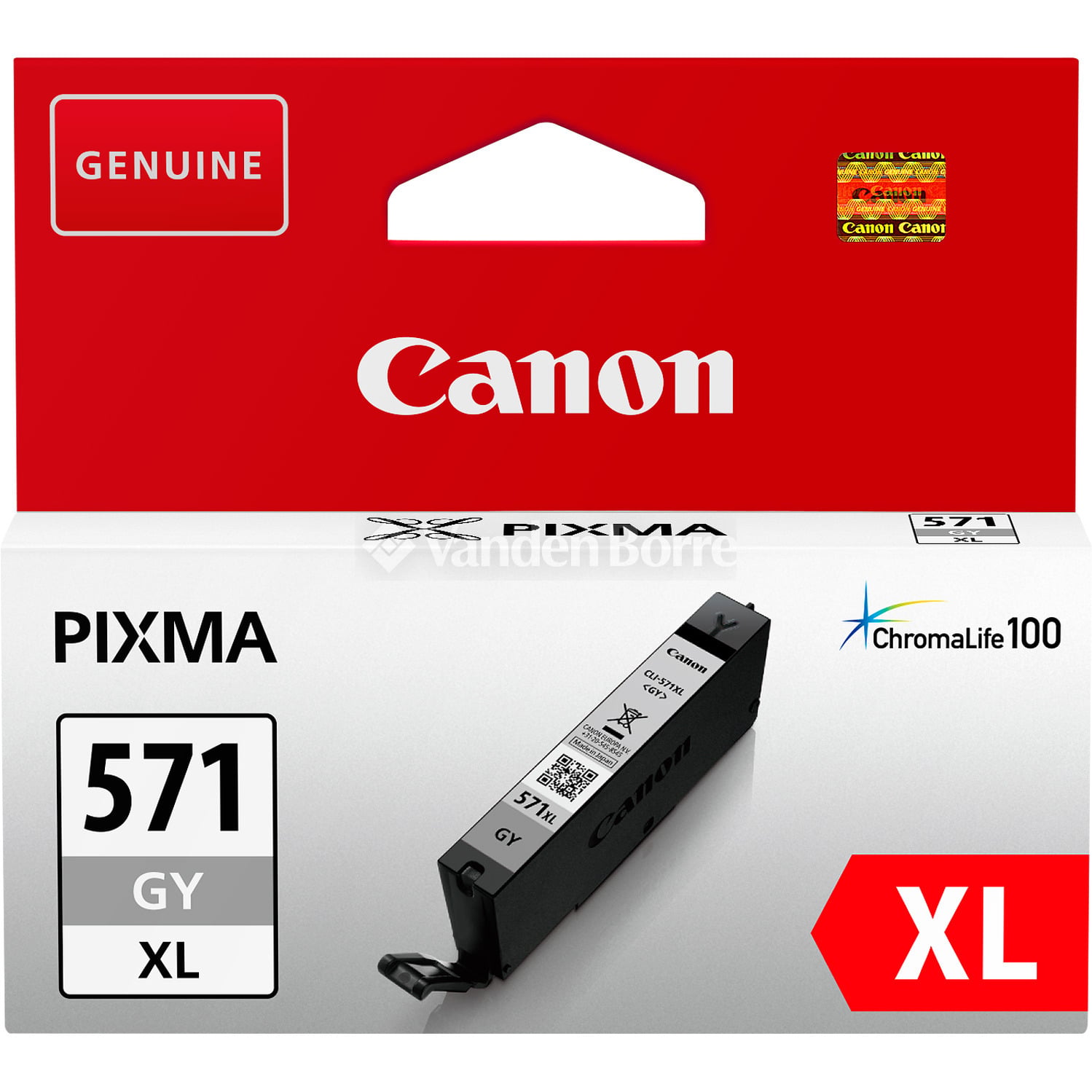 CANON CLI-571XL GY GREY - INKTCARTRIDGE | Vanden Borre