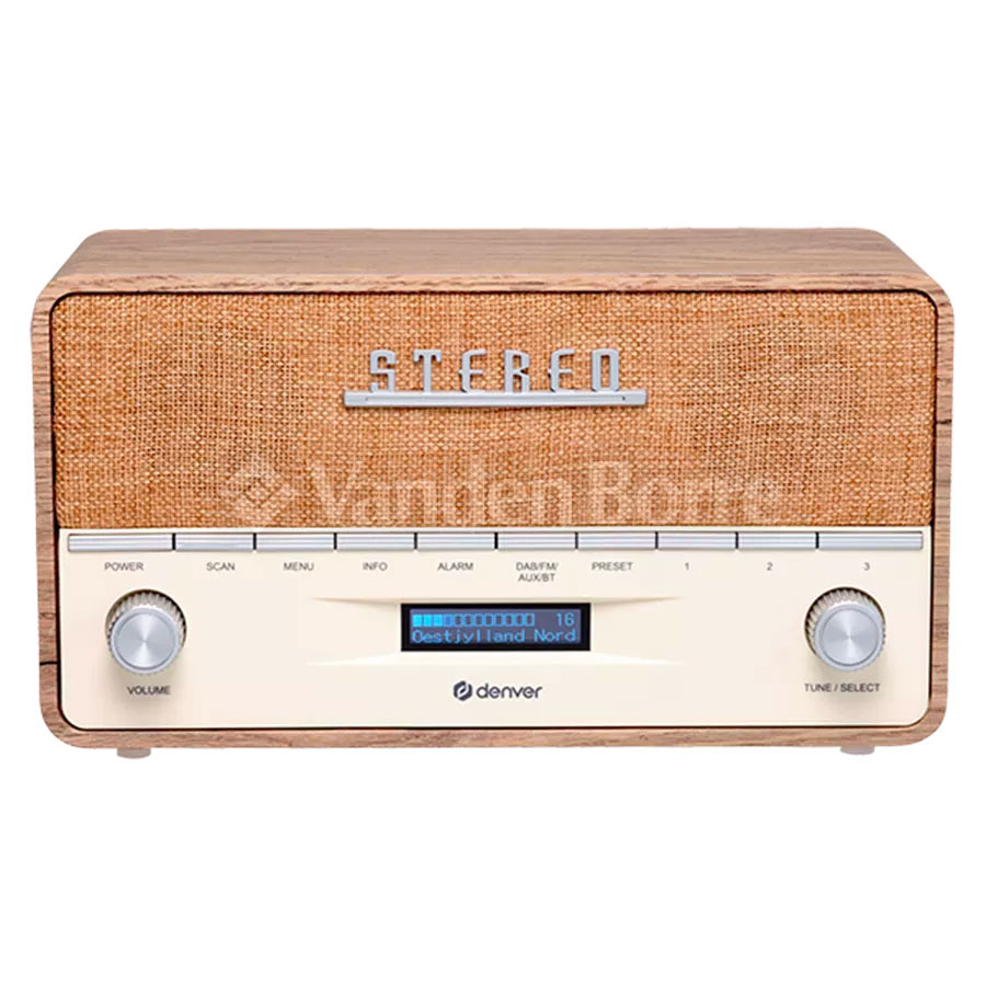 RADIO DENVER DAB-36LW DAB+ BOIS CLAIR | Vanden Borre