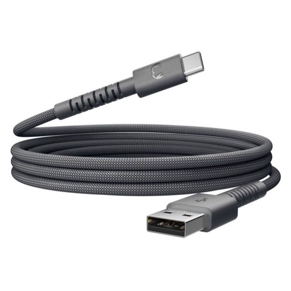FRESH 'N REBEL SILICON USB-A/USB-C 100W 2M GREY | Vanden Borre