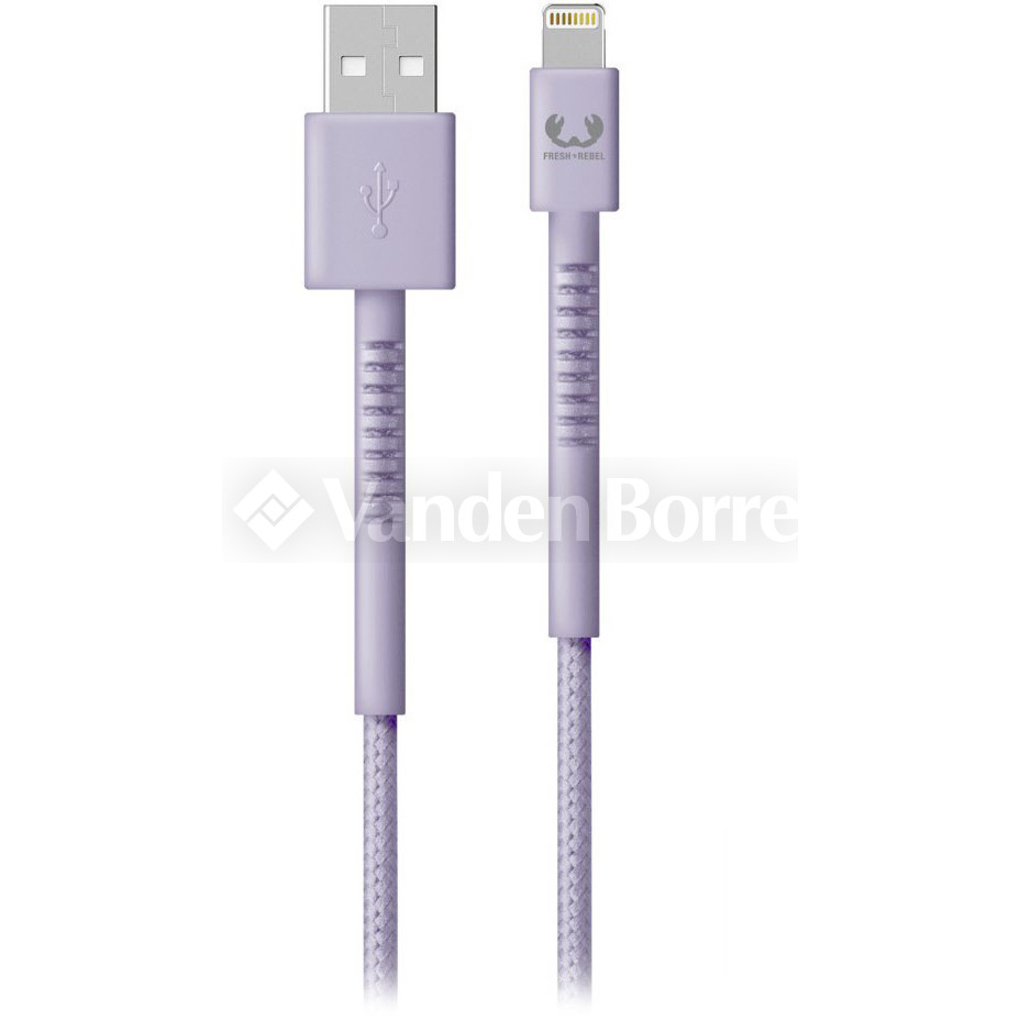 FRESH 'N REBEL USB - APPLE LIGHTNING CABLE 2M DREAMY LILAC | Vanden Borre