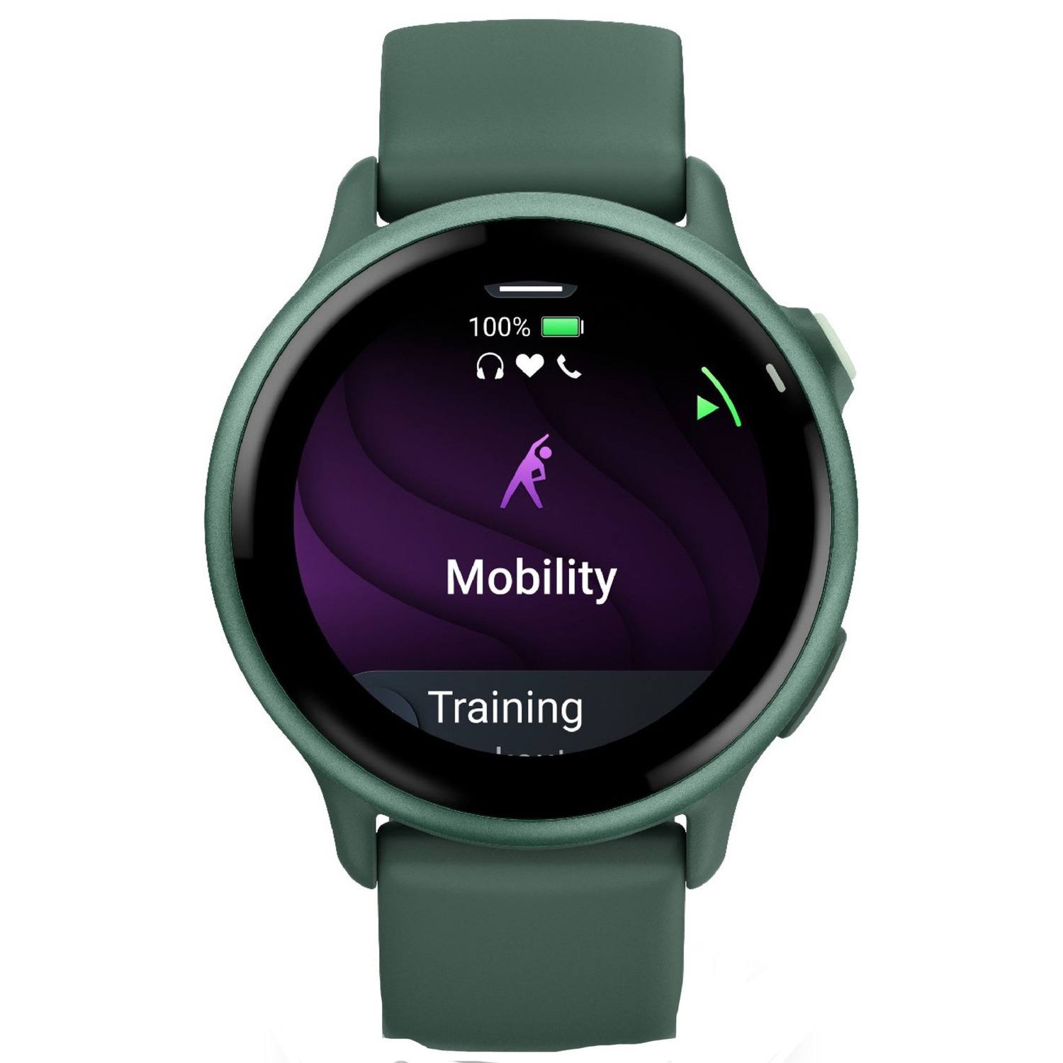 GARMIN VIVOACTIVE 6 METALLIC JASPER GREEN MET JASPER GREEN POLSBAND ...