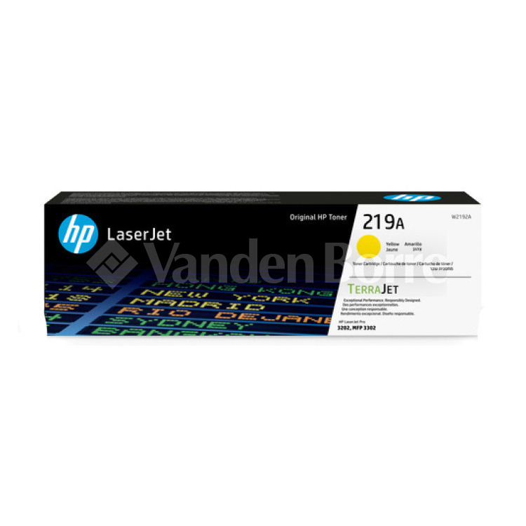 TONER HP 219A YELLOW | Vanden Borre