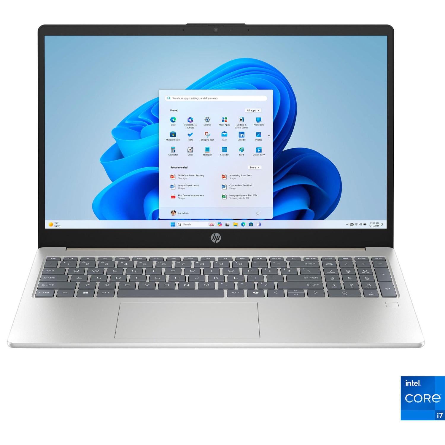 HP LAPTOP 15-FD0155NB | INTEL CORE i7 | 1 TB SSD - LAPTOP | Vanden Borre