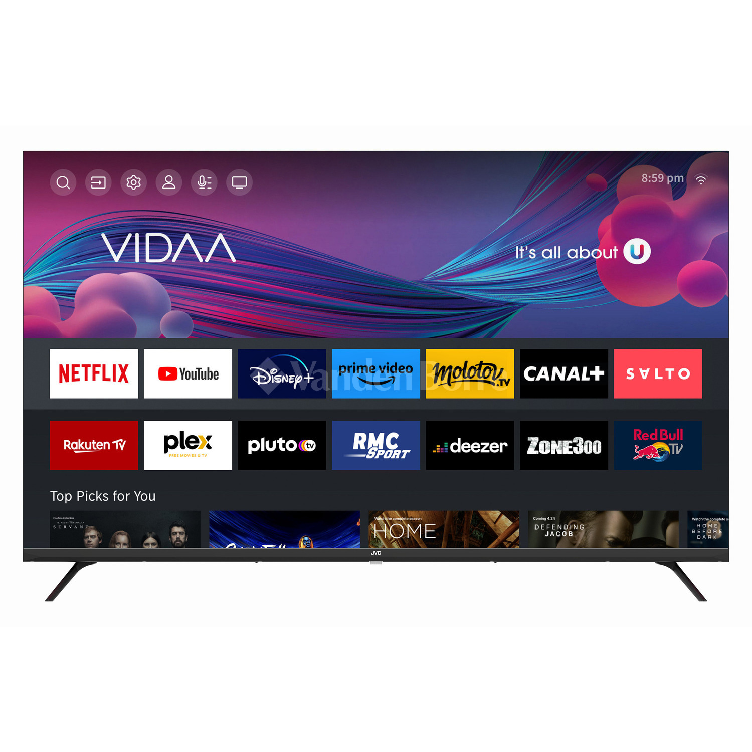 TV JVC LED UHD 4K 43 POUCES LT-43FV130 (2023) | Vanden Borre