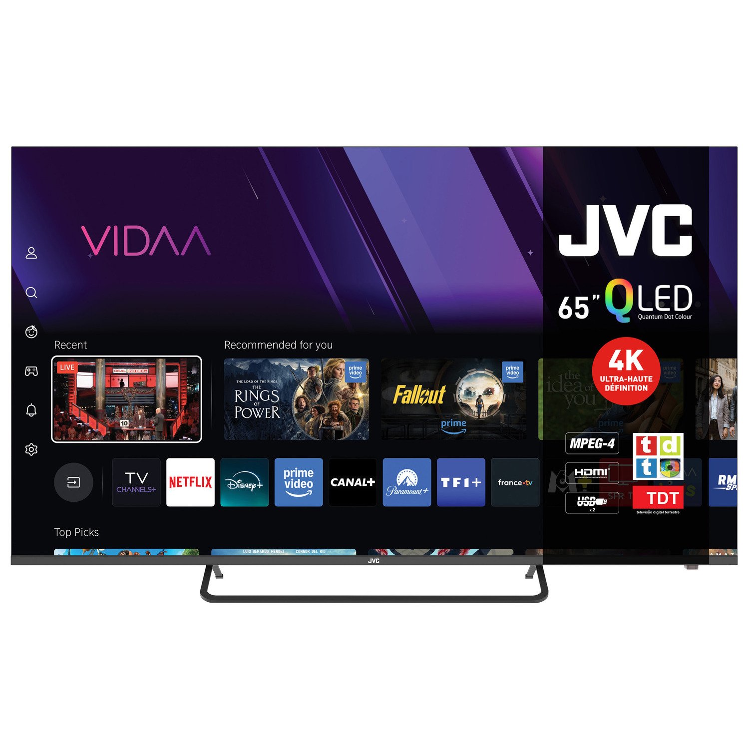 JVC LT-65FV850 QLED 4K 65 INCH - TV | Vanden Borre