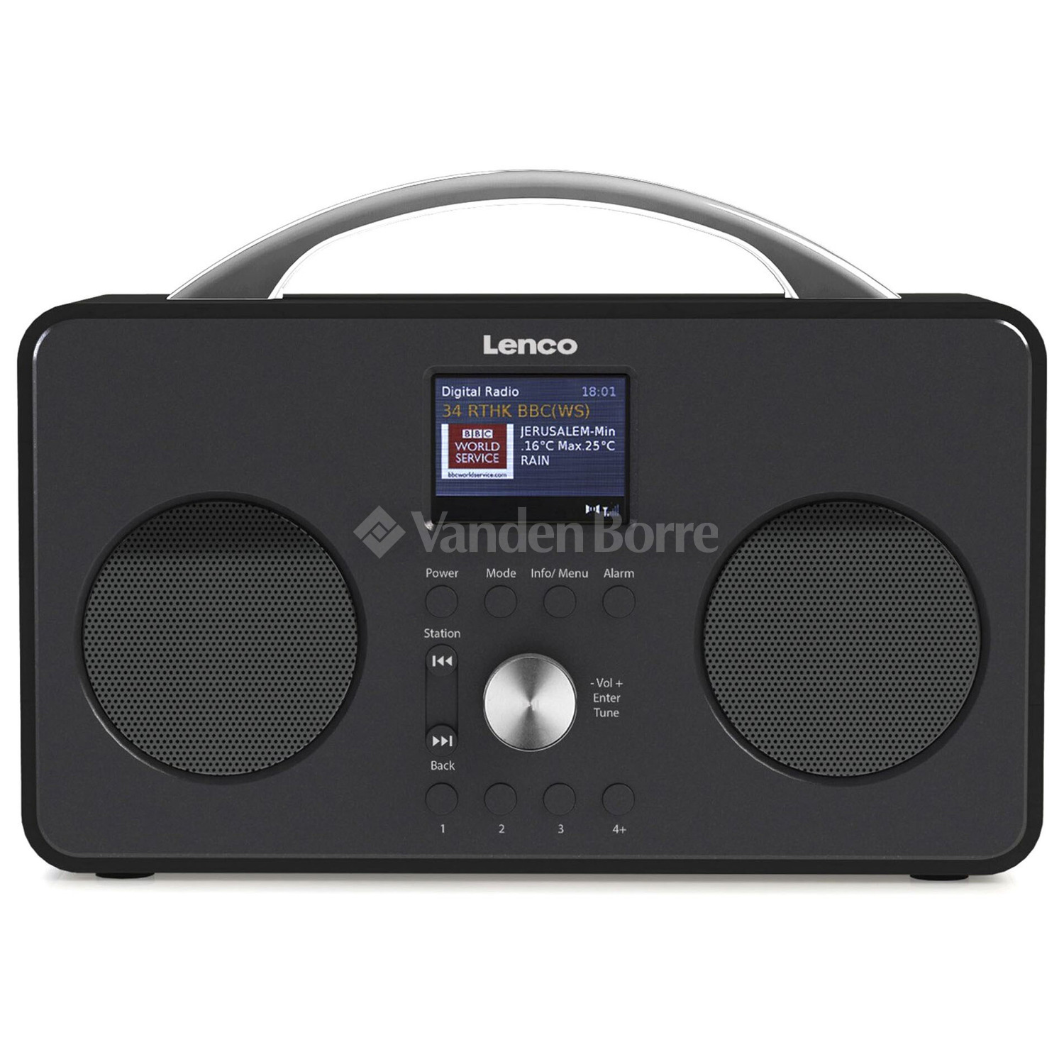 RADIO INTERNET LENCO PIR-645BK | Vanden Borre