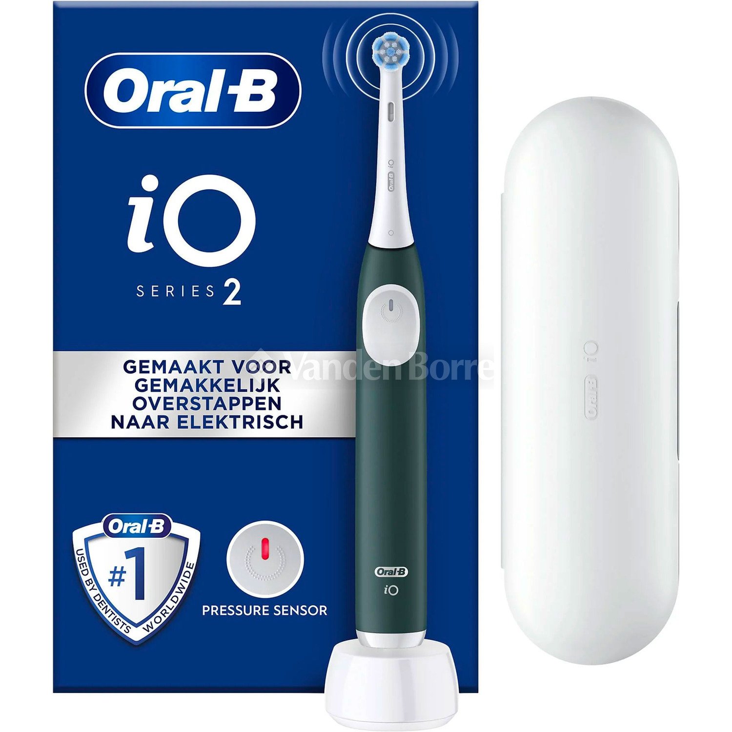 BROSSE À DENTS ÉLECTRIQUE ORAL-B iO2 Vert Forêt | Vanden Borre