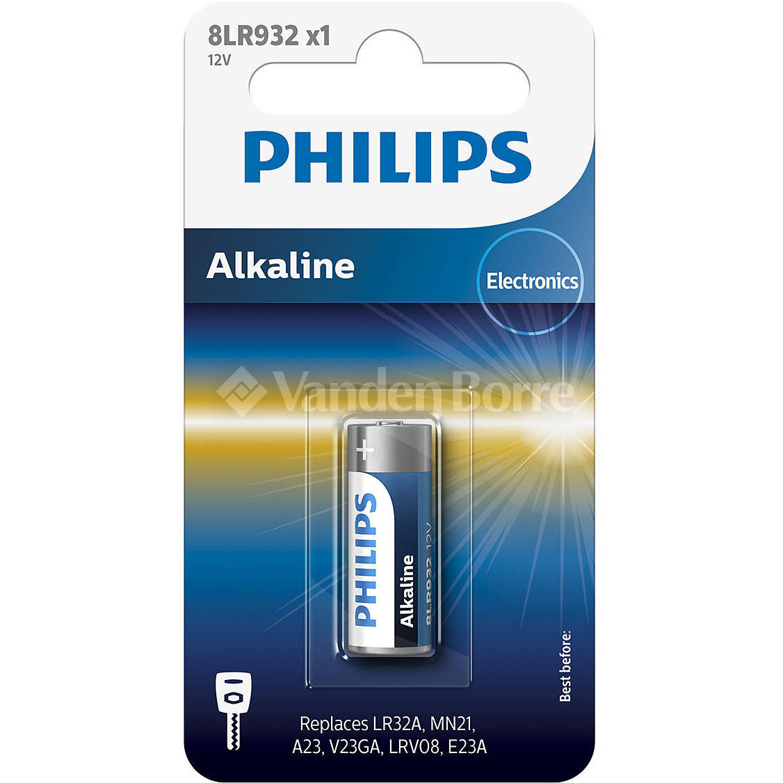 PHILIPS 8 LR932/A23 X1 - BATTERIJEN | Vanden Borre