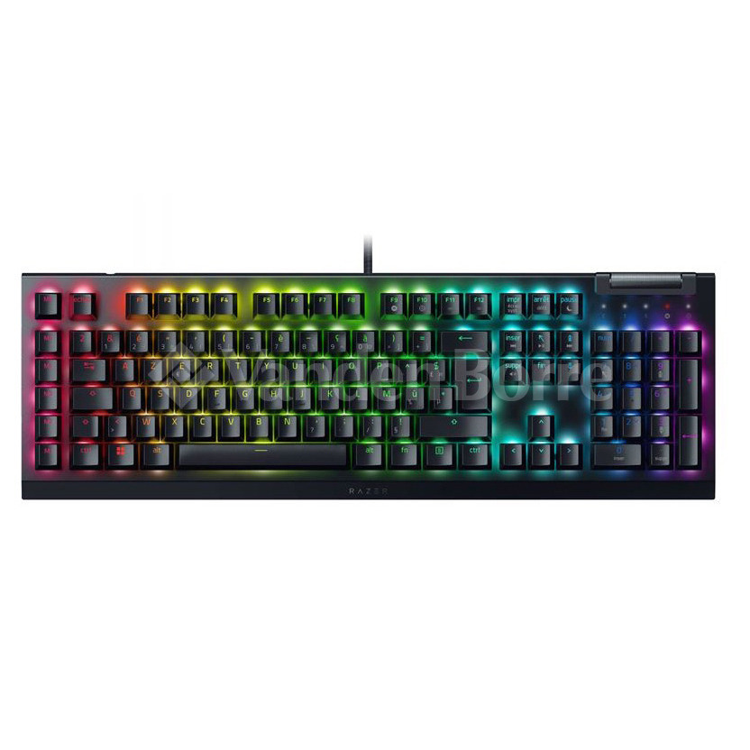 CLAVIER RAZER BLACKWIDOW V4 X BLACK AZERTY FR | Vanden Borre