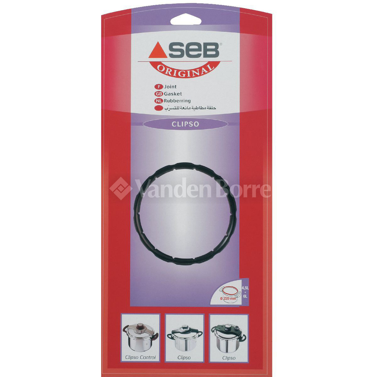 SEB JOINT CLIPSO 4.5-6L | Vanden Borre