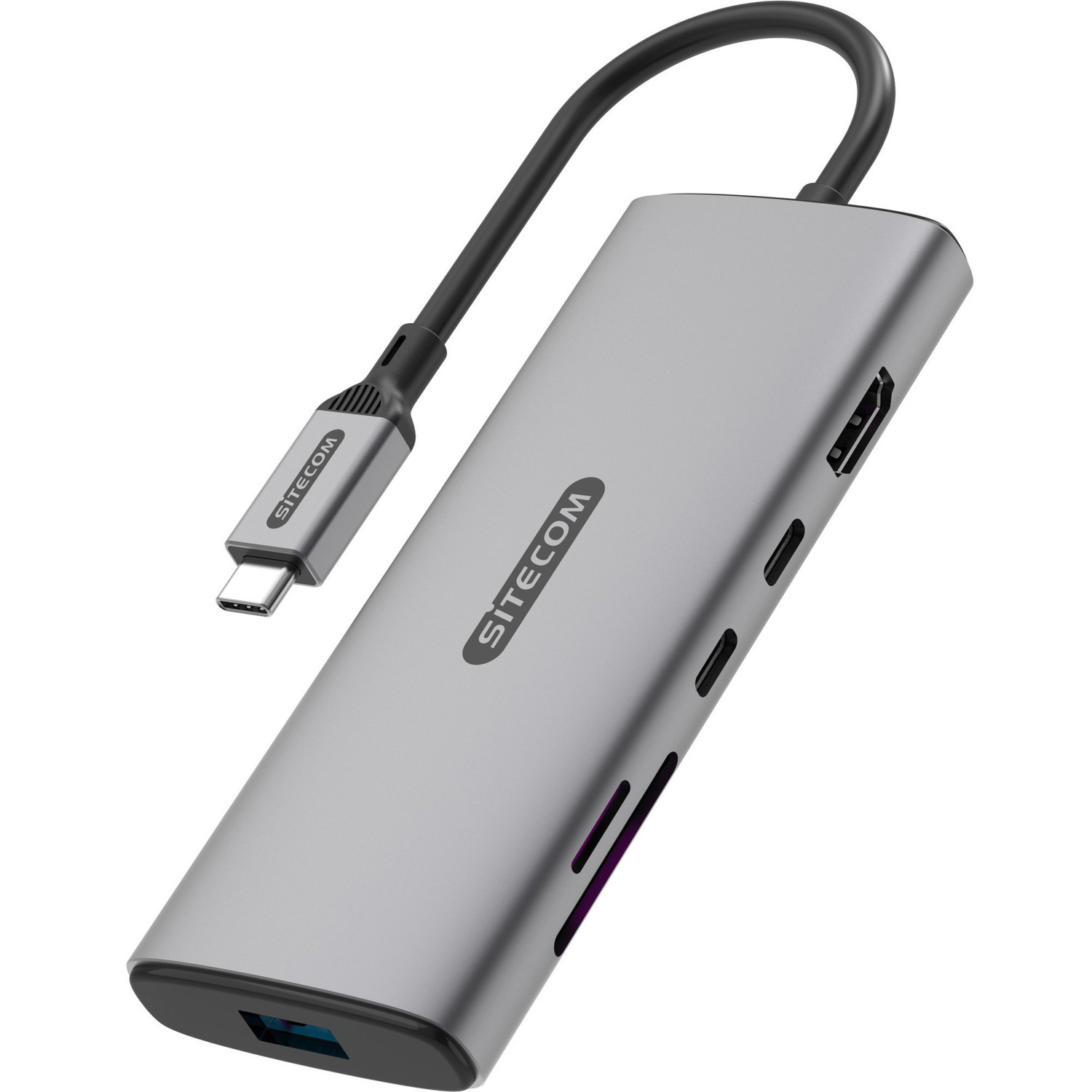 SITECOM 5IN1 USB-C MULTI ADAPT G3 | Vanden Borre