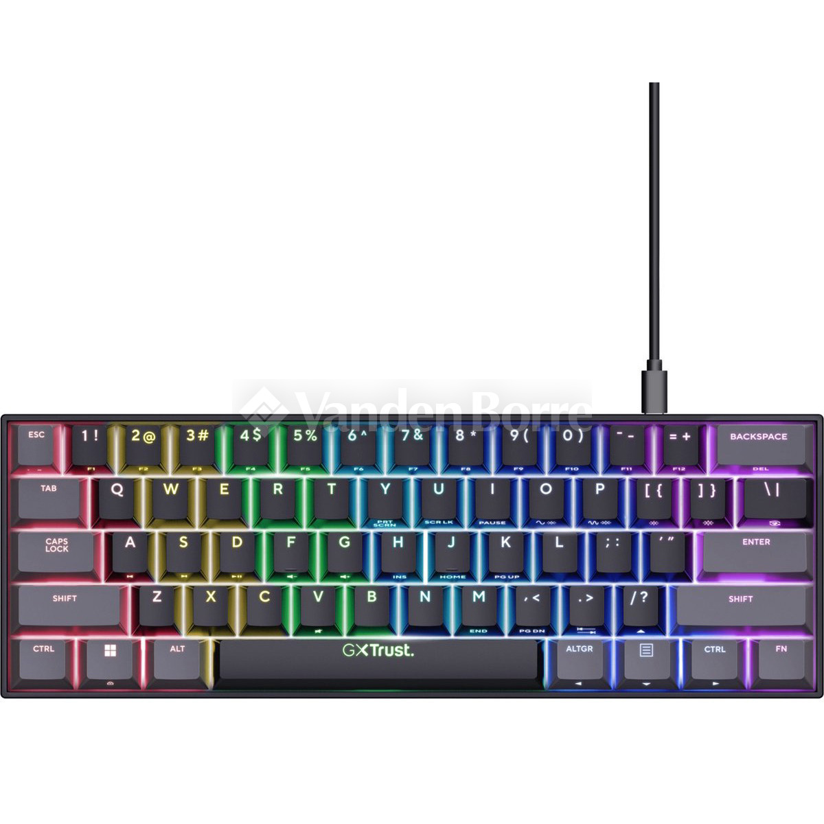 CLAVIER TRUST GXT867 ACIRA MINI AZERTY BE | Vanden Borre