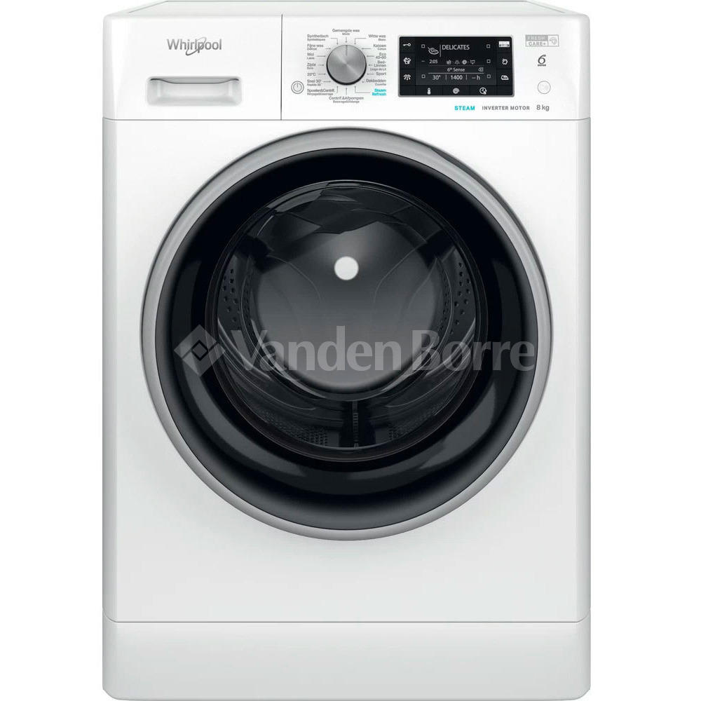 WHIRLPOOL FFD 8489E BSV BE - FreshCare+ Steam - WASMACHINE | Vanden Borre